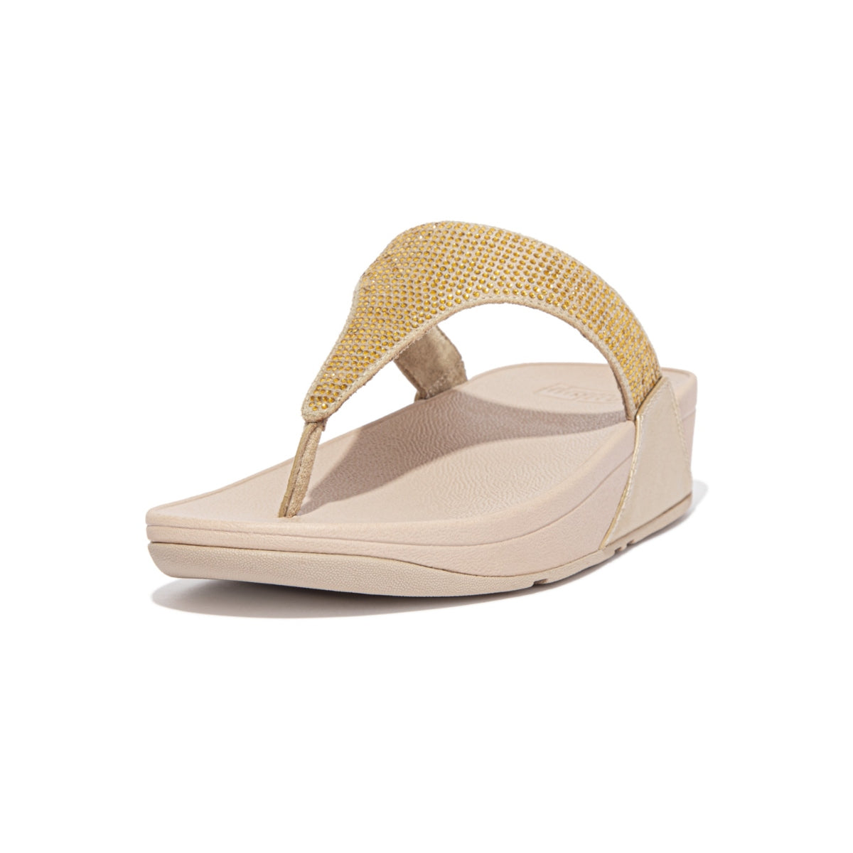 FitFlop LULU Crystal Embellished Toe-Post Sandals - Platino (EC5-675) – Fitflop Malaysia