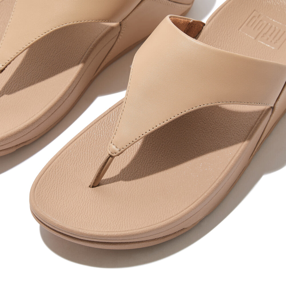 FitFlop LULU Leather Toe-Post Sandals - Classic Beige (I88-B41) – Fitflop Malaysia