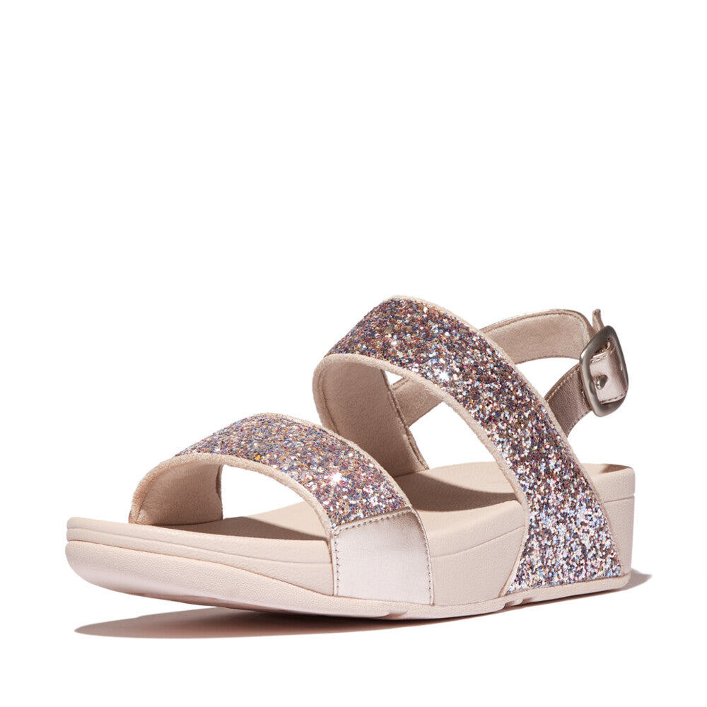 FitFlop LULU Multi-Tonal Glitter Back-Strap Sandals - Nude Rose Mix (JE4-C33) | FitFlop Malaysia ...