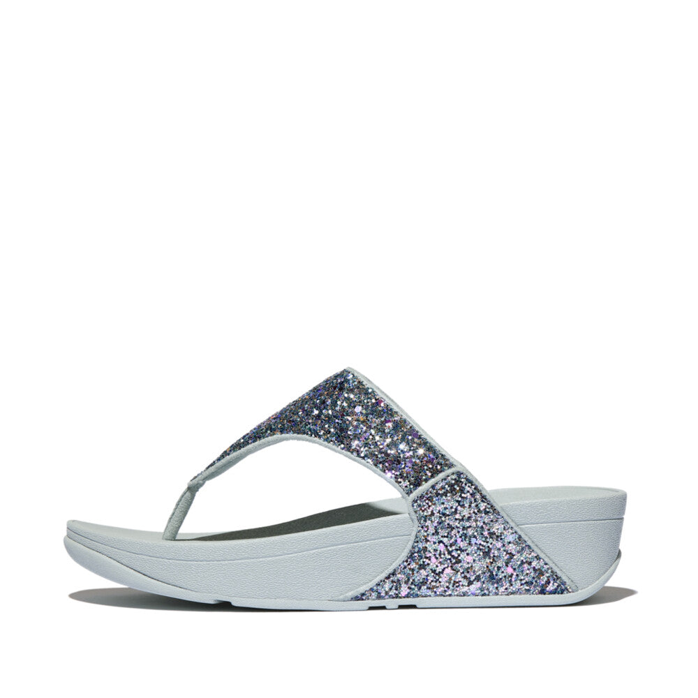 FitFlop LULU Mult-Tonal Glitter Toe-Post Sandals - Quiet Blue (JE6-C34) | FitFlop Malaysia ...