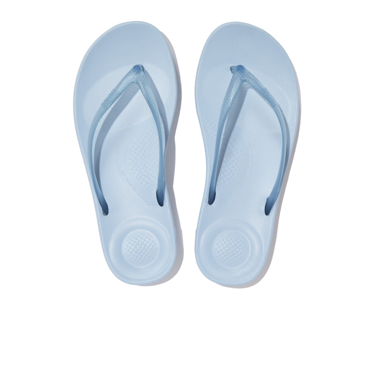 FitFlop IQUSHION Transparent Flip-Flops - Sky Blue (ER1-056) – Fitflop ...