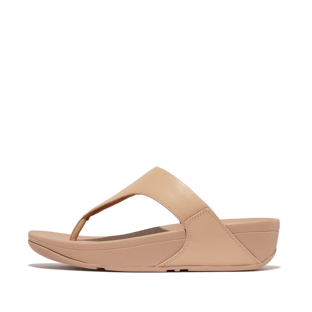 FitFlop LULU Leather Toe-Post Sandals - Classic Beige (I88-B41) – Fitflop Malaysia