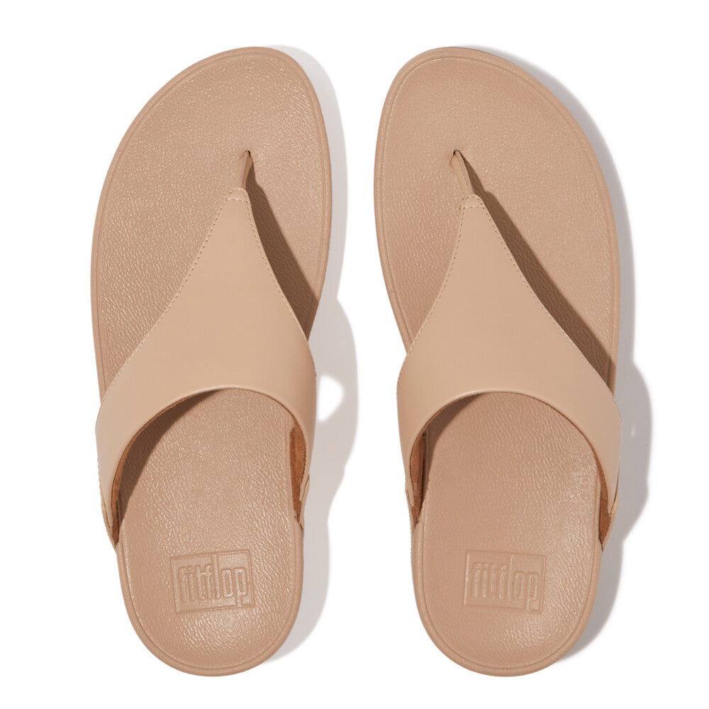 FitFlop LULU Leather Toe-Post Sandals - Classic Beige (I88-B41) – Fitflop Malaysia