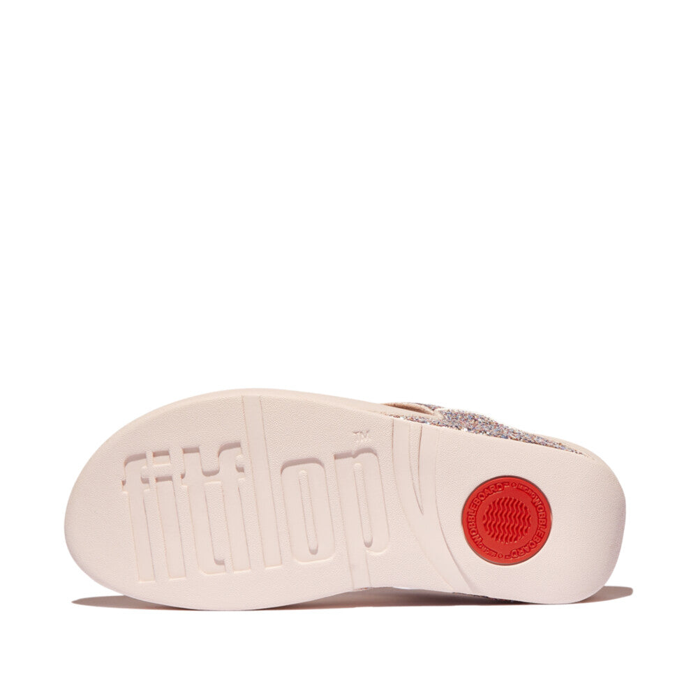 FitFlop LULU Mult-Tonal Glitter Toe-Post Sandals - Nude Rose Mix (JE6-C33) | FitFlop Malaysia ...