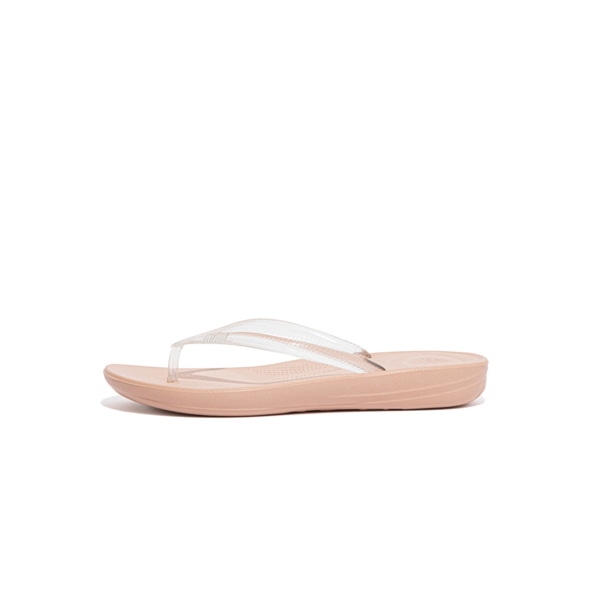 FitFlop IQUSHION Transparent Flip-Flops Beige - Nude (ER1-137 ...