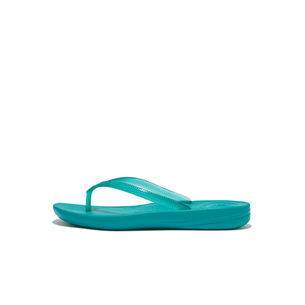 FitFlop IQUSHION Transparent Flip-Flops - Tahiti Blue (ER1-A51 ...