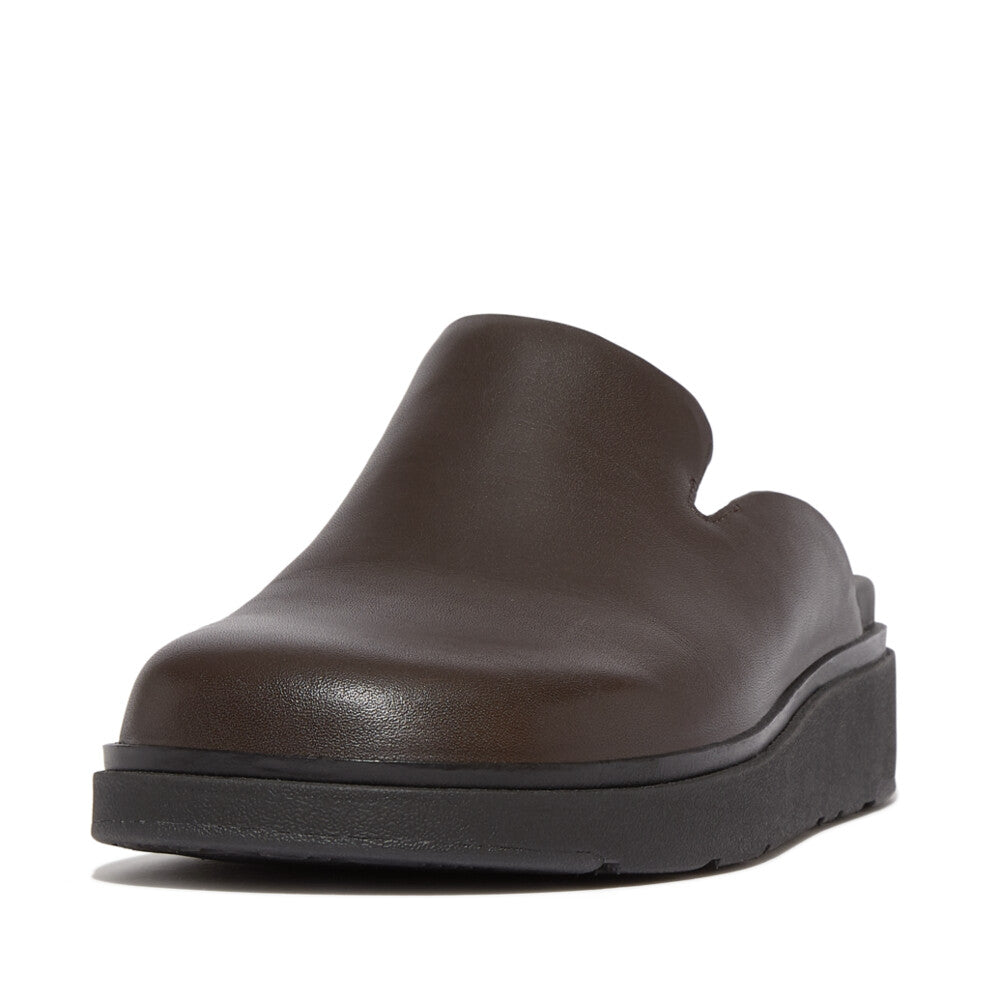 FitFlop GEN-FF Women's Leather Mules - Brown Mix (GK7-167) – Fitflop ...