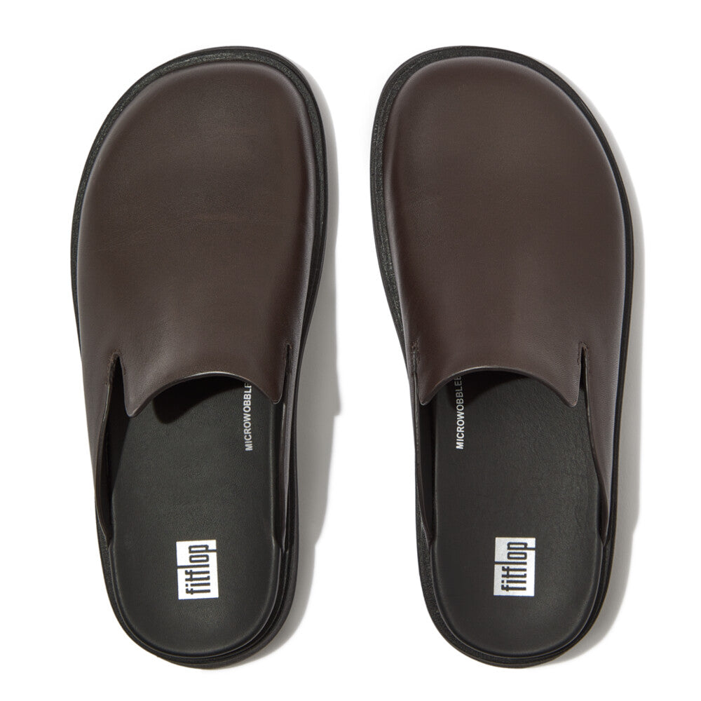 FitFlop GEN-FF Women's Leather Mules - Brown Mix (GK7-167) – Fitflop ...