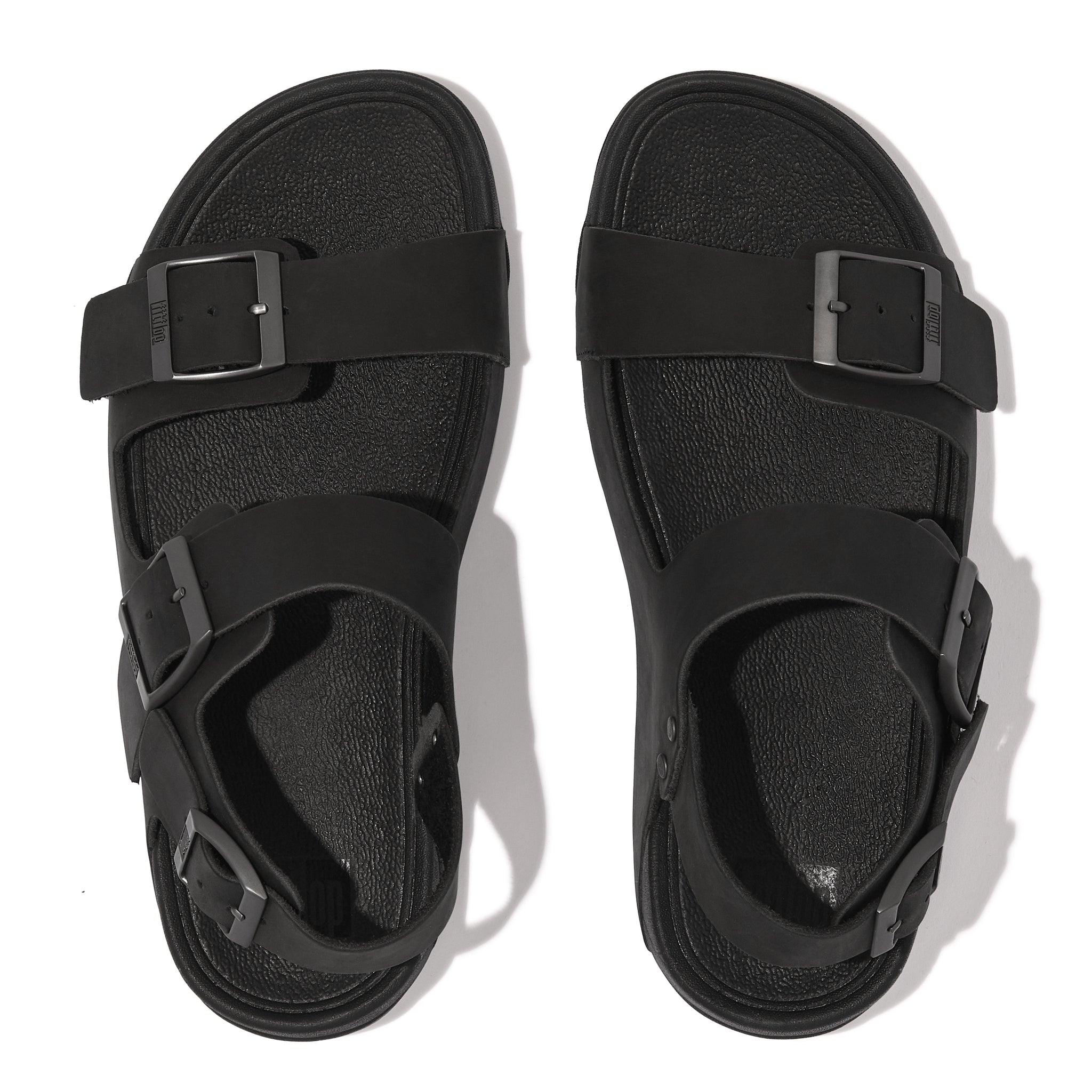 FitFlop GOGH MOC Buckle Leather Back-Strap - Black (GD3-001) – Fitflop ...