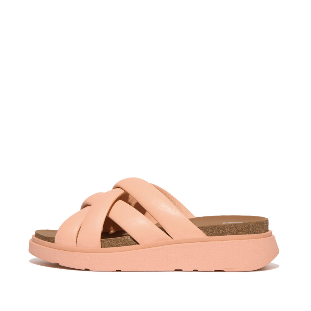 FitFlop GEN-FF Padded-Strap Leather Slides - Blushy (HN2-A89) – Fitflop ...