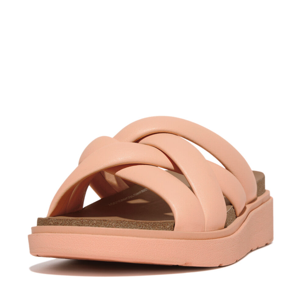 FitFlop GEN-FF Padded-Strap Leather Slides - Blushy (HN2-A89) – Fitflop ...