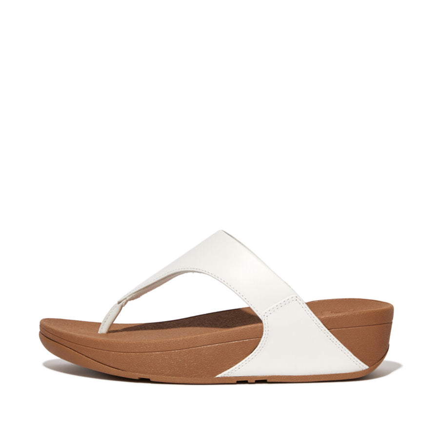 FitFlop LULU Leather Toe-Post Sandals - White (I88-024) – Fitflop Malaysia
