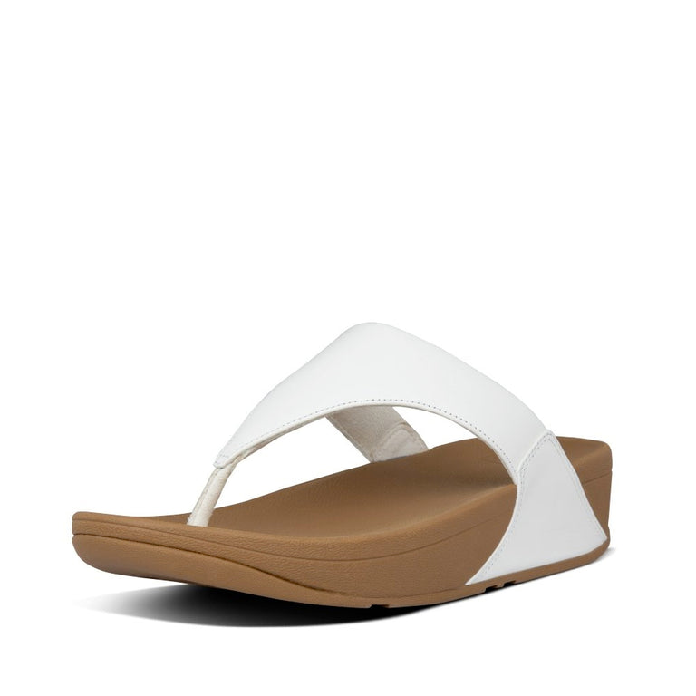 FitFlop LULU Leather Toe-Post Sandals - White (I88-024) – Fitflop Malaysia