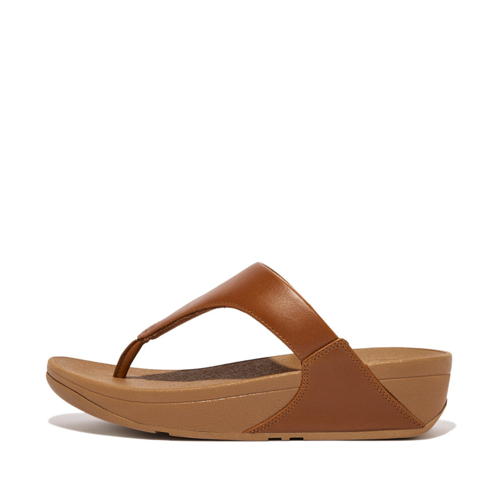 FitFlop LULU Leather Toe-Post Sandals - Light Tan (I88-592) – Fitflop Malaysia